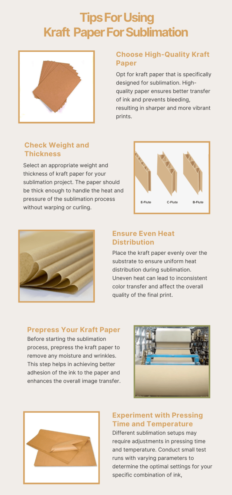 Sublimation On Kraft Paper [ Tips & Alternatives 2024]